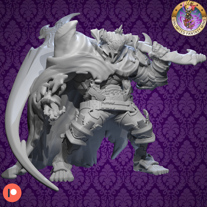 3D Printable Reaper Knight by Irnkman