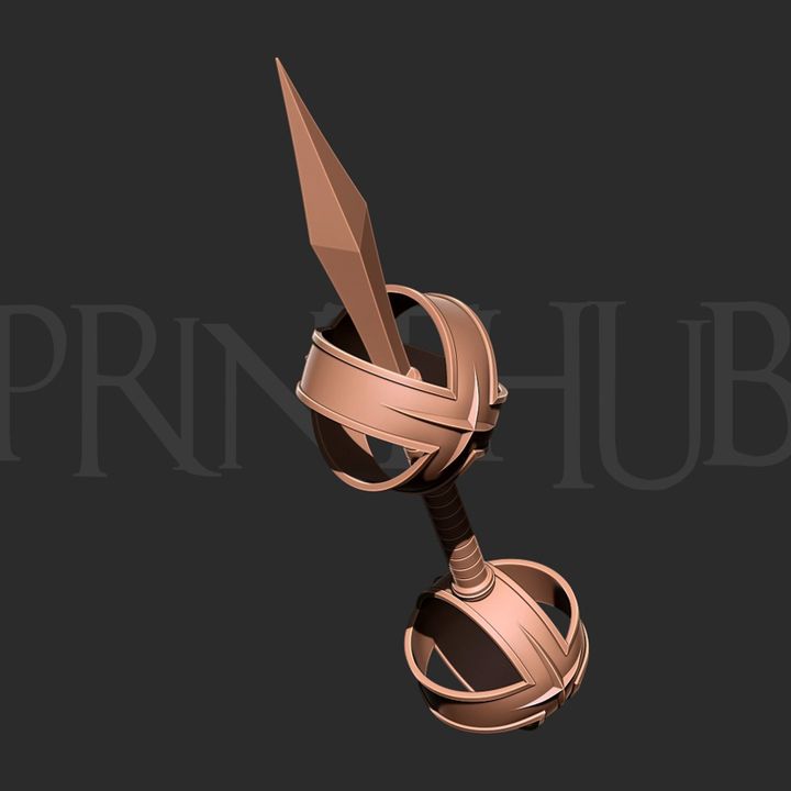 3D Printable Sukuna Cursed Tool Weapon for cosplay prop by Printhub