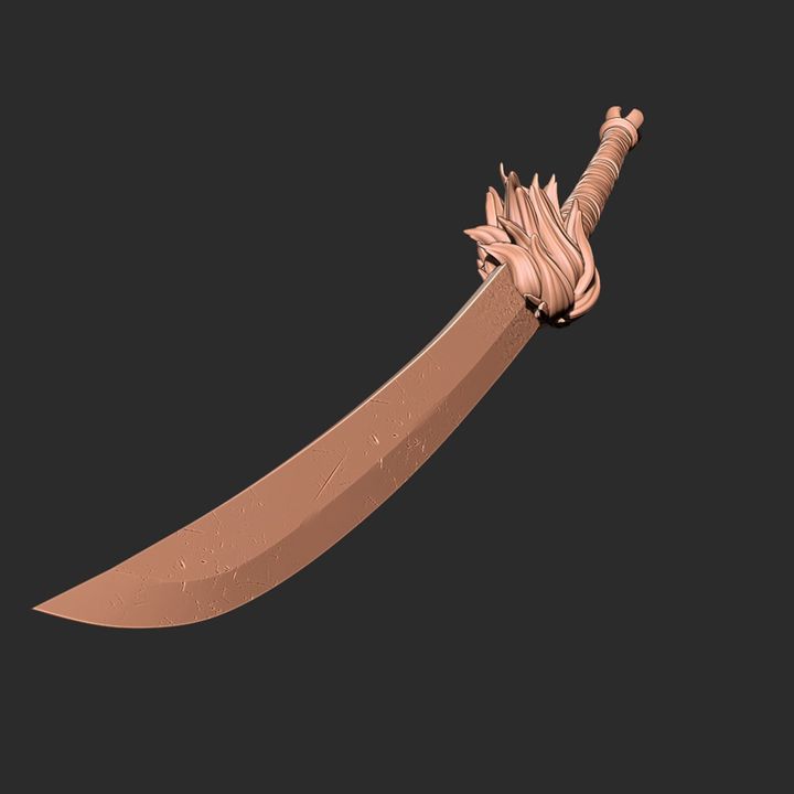 3D Printable Split Soul Katana - Toji Fushiguro For cosplay by Printhub