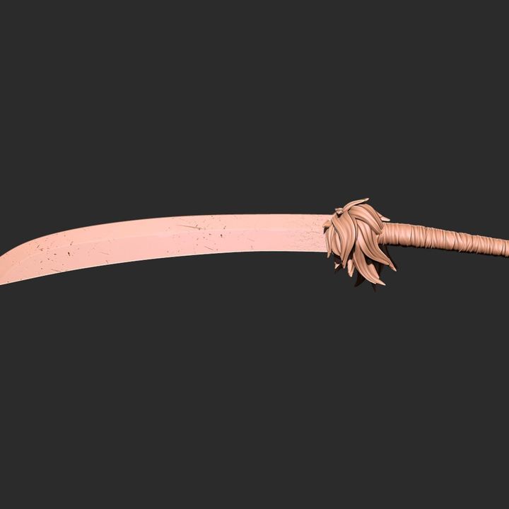 3D Printable Split Soul Katana - Toji Fushiguro For cosplay by Printhub