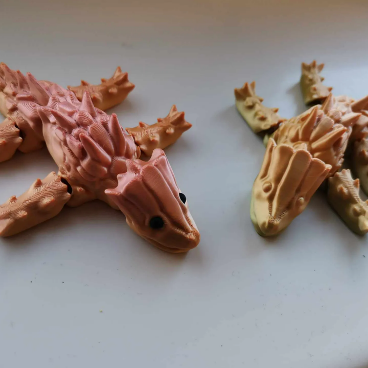 3D Printable Baby Dragonling by BT3D&DeusCat