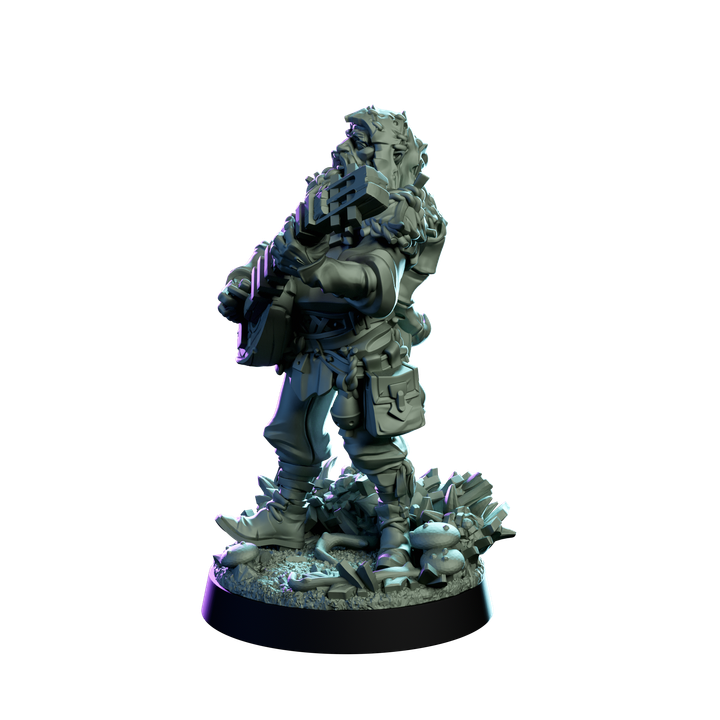 3D Printable Eirian, The Hermit 75mm by MEniatures