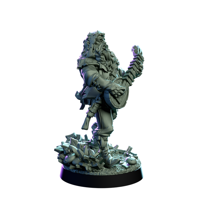 3D Printable Eirian, The Hermit 75mm by MEniatures