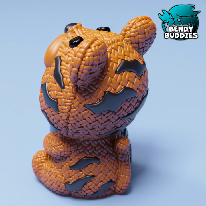 3D Printable Piggy Tiger Costume / Cute Knitted Beast Model ...