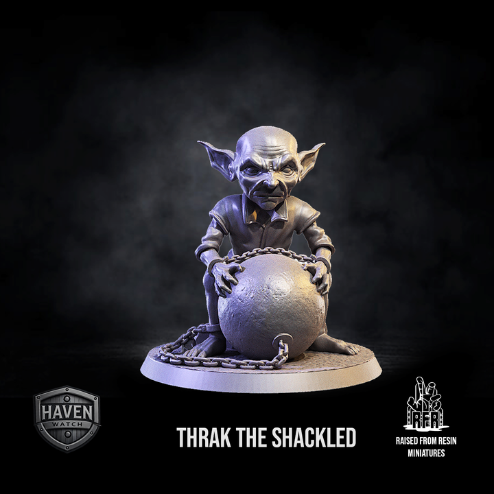 3D Printable Thrak and mugra, the shackled bundle - Tabletop miniatures ...