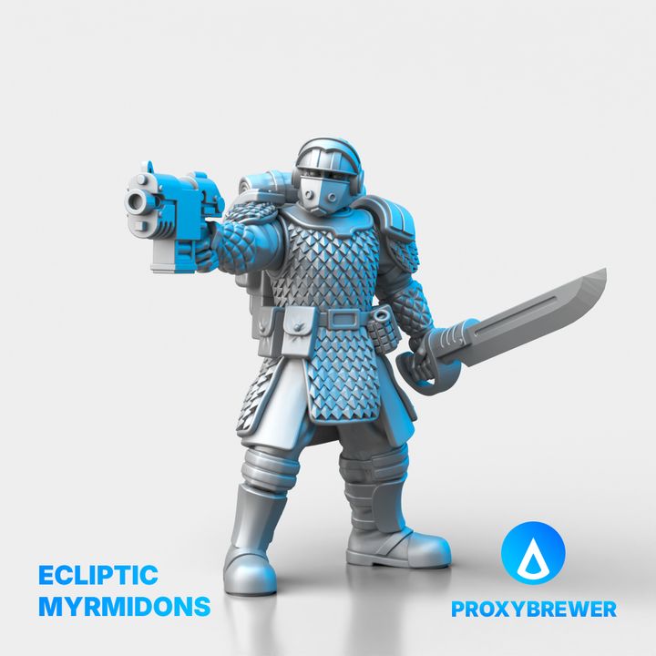 3D Printable Ecliptic Myrmidons by ProxyBrewer