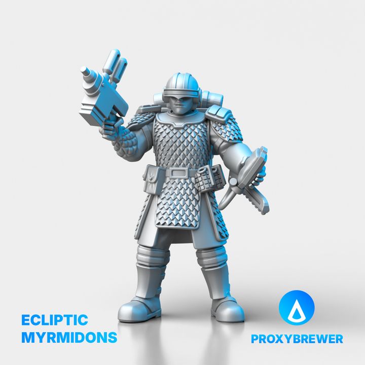 3D Printable Ecliptic Myrmidons by ProxyBrewer