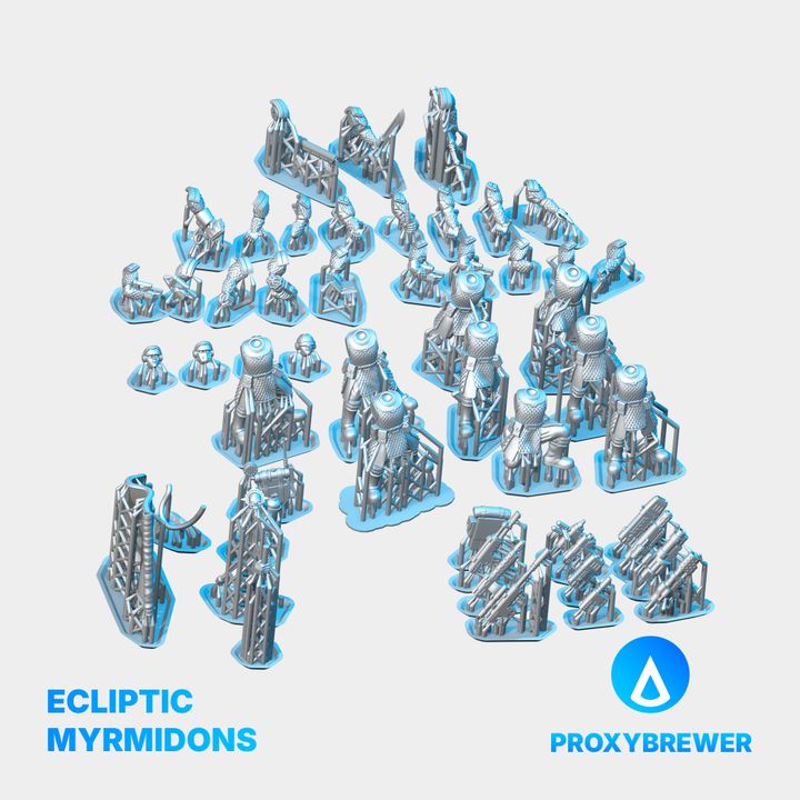 3D Printable Ecliptic Myrmidons by ProxyBrewer