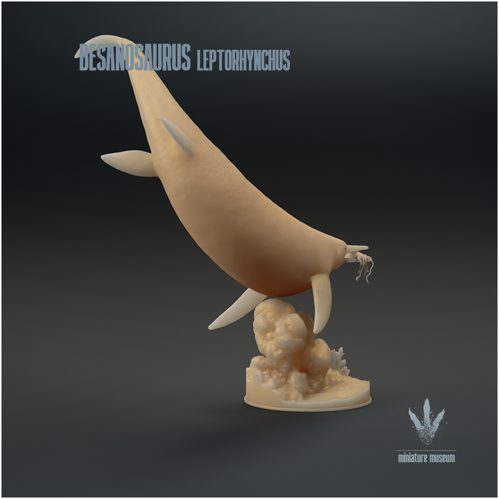 3D Printable Besanosaurus leptorhynchus : Feeding by Miniature Museum