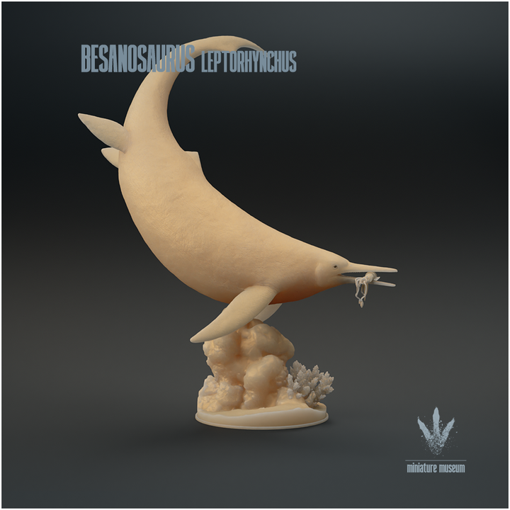 3D Printable Besanosaurus leptorhynchus : Feeding by Miniature Museum