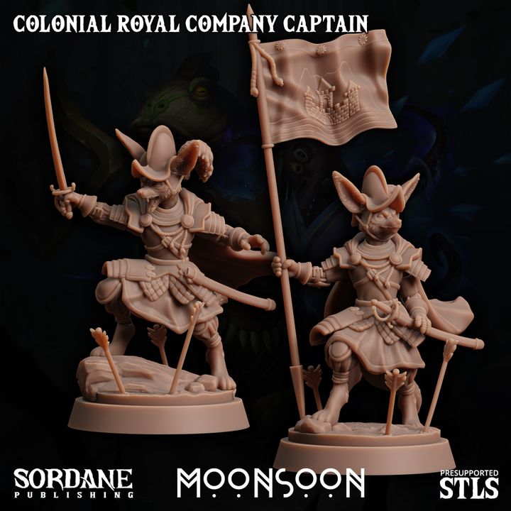 3D Printable Moonsoon - Colonial Royal Company Captain by Sordane ...