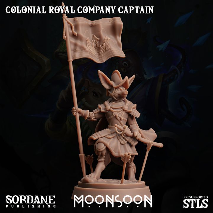 3D Printable Moonsoon - Colonial Royal Company Captain by Sordane ...