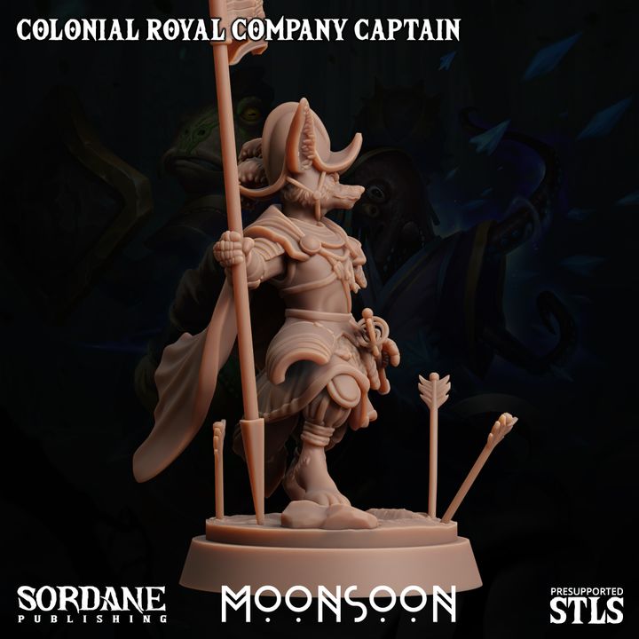 3D Printable Moonsoon - Colonial Royal Company Captain by Sordane ...