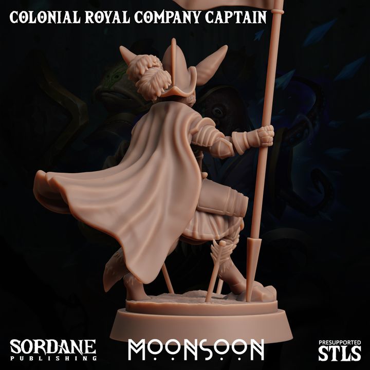 3D Printable Moonsoon - Colonial Royal Company Captain by Sordane ...