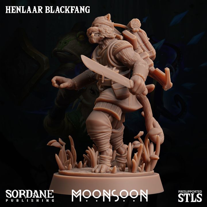 3D Printable Moonsoon - Henlaar Blackfang by Sordane Publishing