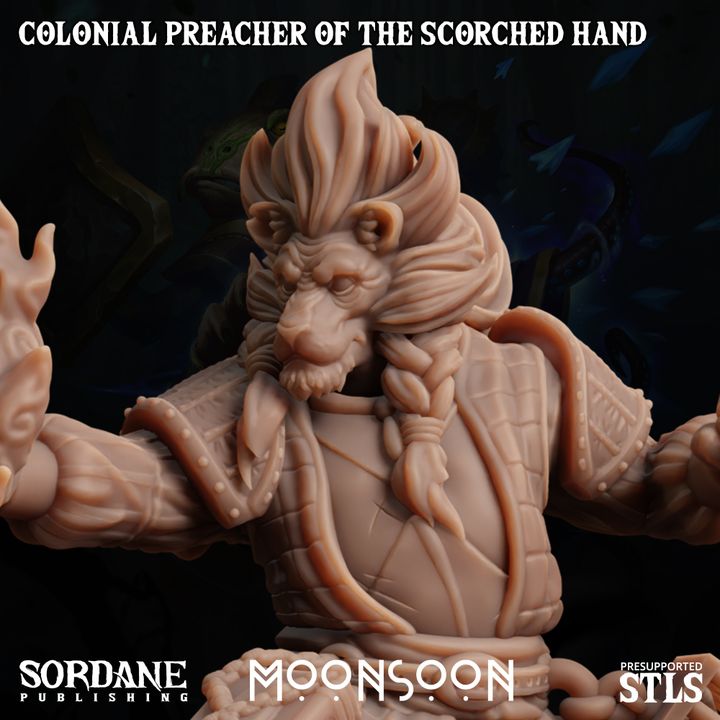 3D Printable Moonsoon - Colonial Preacher of the Scorched Hand by ...