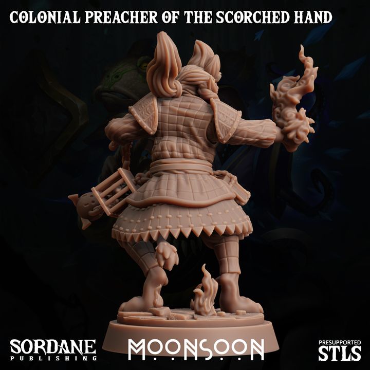 3D Printable Moonsoon - Colonial Preacher of the Scorched Hand by ...