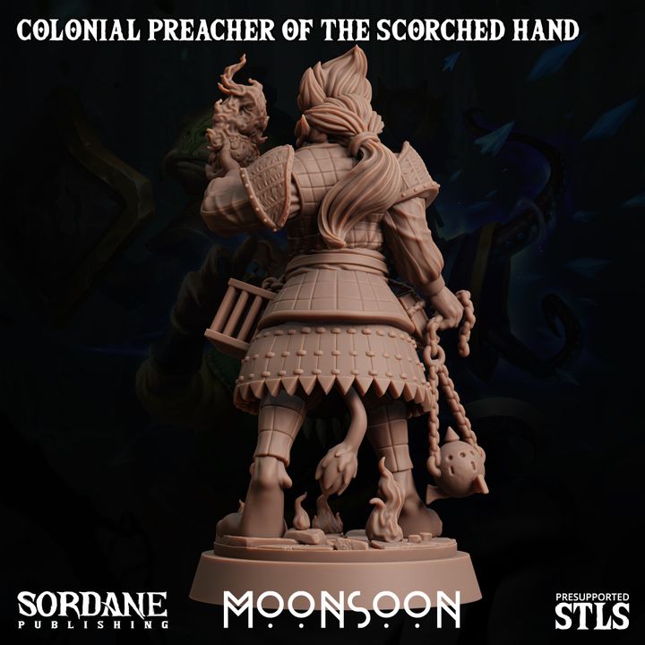 3D Printable Moonsoon - Colonial Preacher of the Scorched Hand by ...