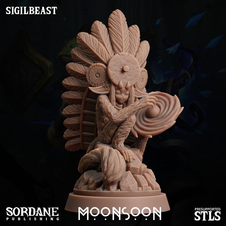 3D Printable Moonsoon - Sigilbeast by Sordane Publishing