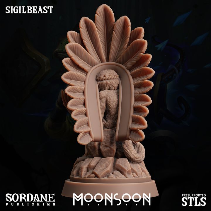 3D Printable Moonsoon - Sigilbeast by Sordane Publishing