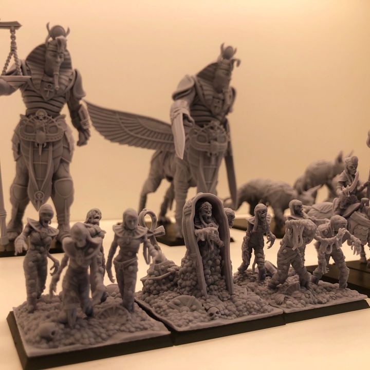 3D Printable Pharaoh's Legacy: Androsphinx by Crab Miniatures