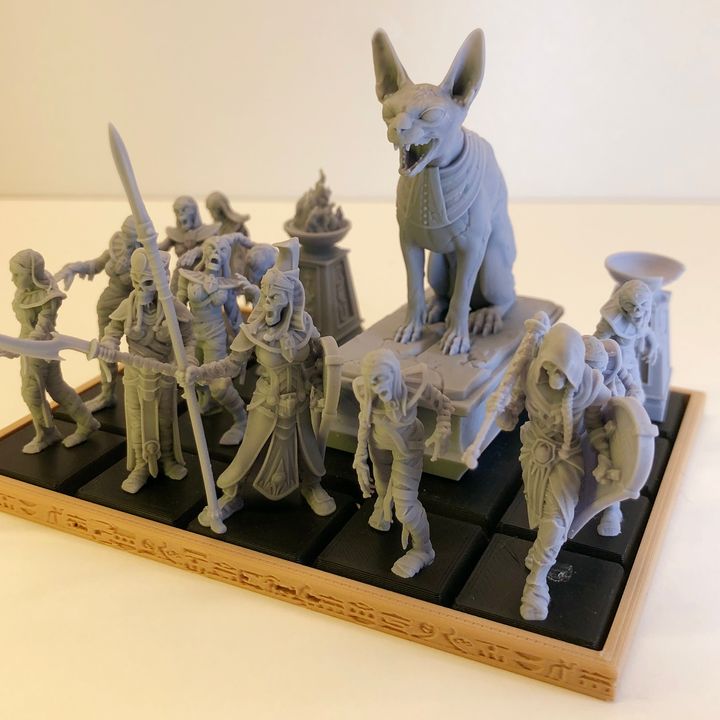 3D Printable Pharaoh's Legacy: Heroines by Crab Miniatures