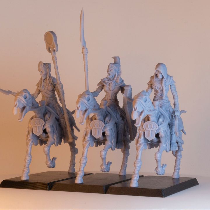 3D Printable Pharaoh's Legacy: Heroines by Crab Miniatures