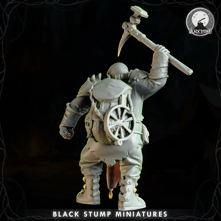 3D Printable Duergar Dwarf Warrior Pack! by Black Stump Miniatures