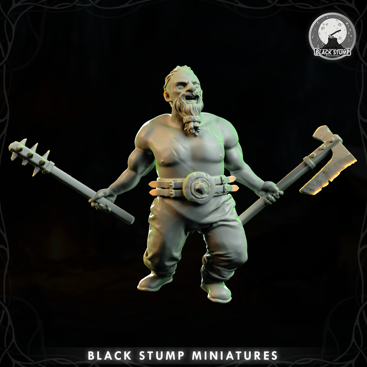 3D Printable Duergar Dwarf Warrior Pack! by Black Stump Miniatures