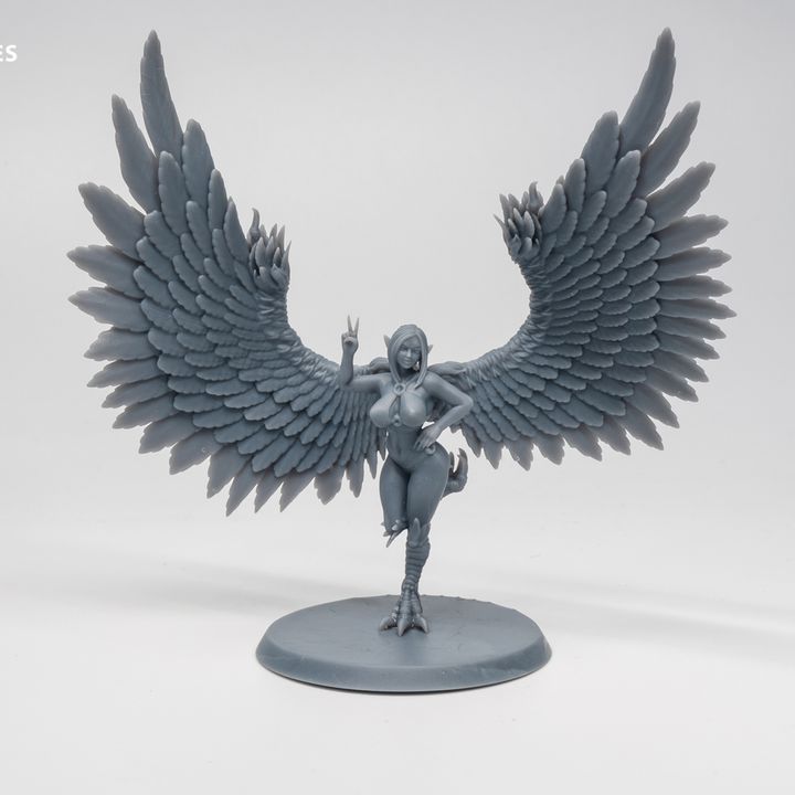 3D Printable Modern Harpies Bundle + Pinups by PSMiniatures