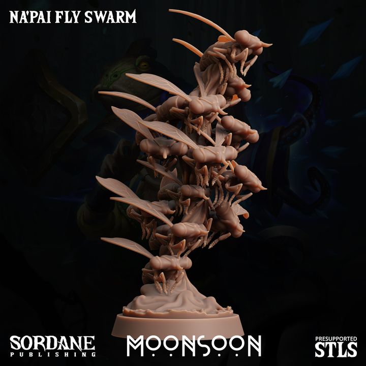 3D Printable Moonsoon - Na’pai Fly Swarm by Sordane Publishing