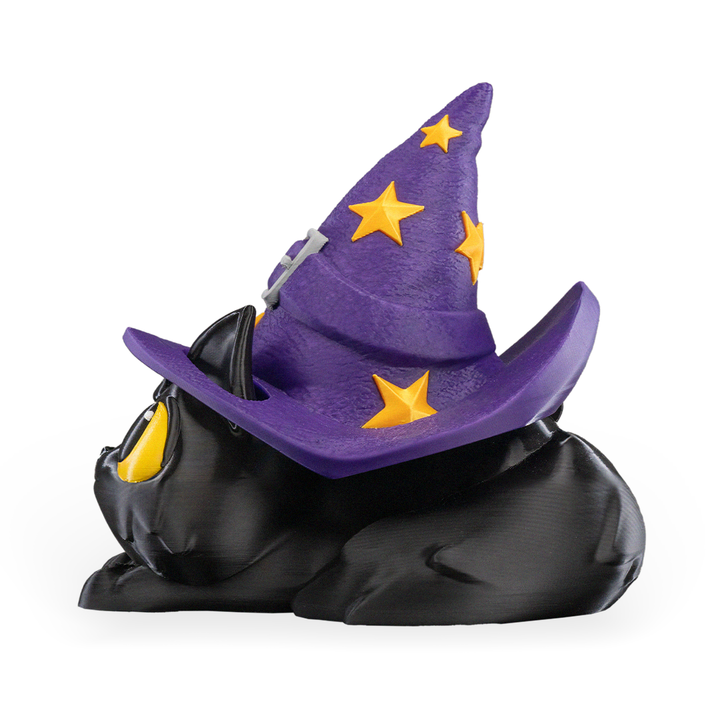 3D Printable Witch Kitty Candy Holder by Stlflix