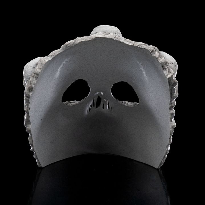 3D Printable Ghoul Face Halloween Mask by Stlflix