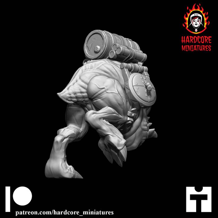 3D Printable Bomb Squiggo by Hardcore Miniatures