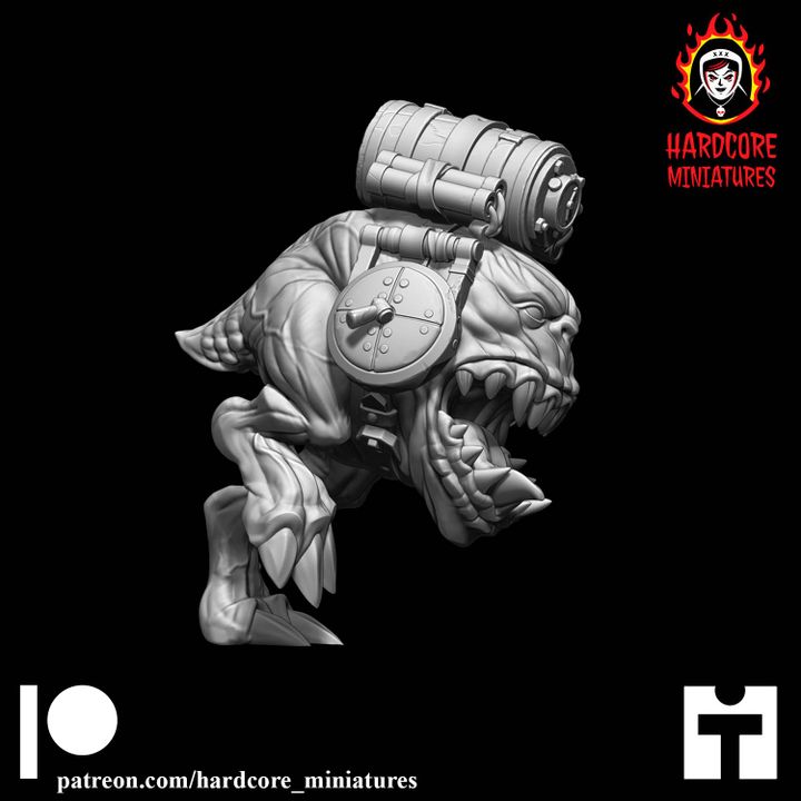 3D Printable Bomb Squiggo by Hardcore Miniatures