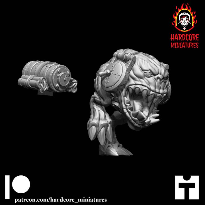 3D Printable Bomb Squiggo by Hardcore Miniatures