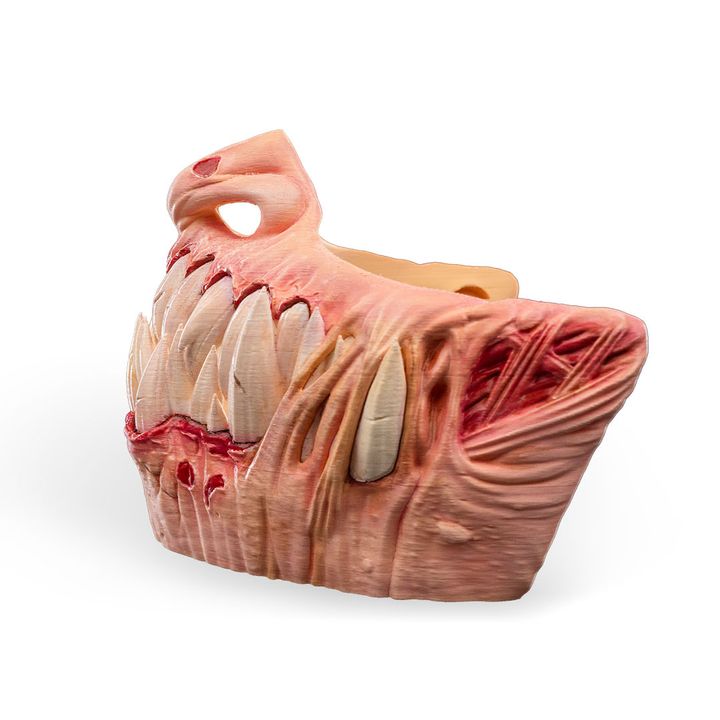 3D Printable Savage Smile Halloween Mask by Stlflix