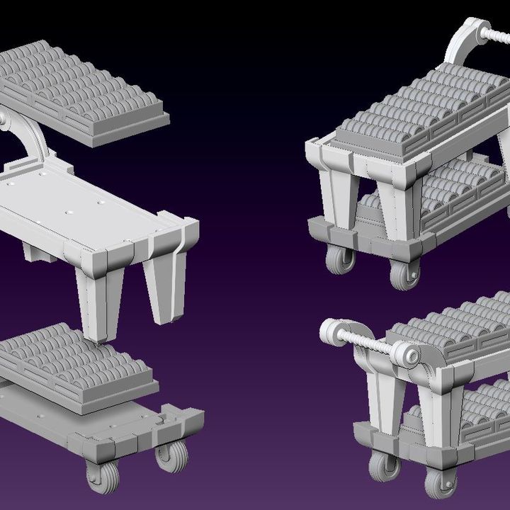 3D Printable Coin Cart by Mr. Bugg
