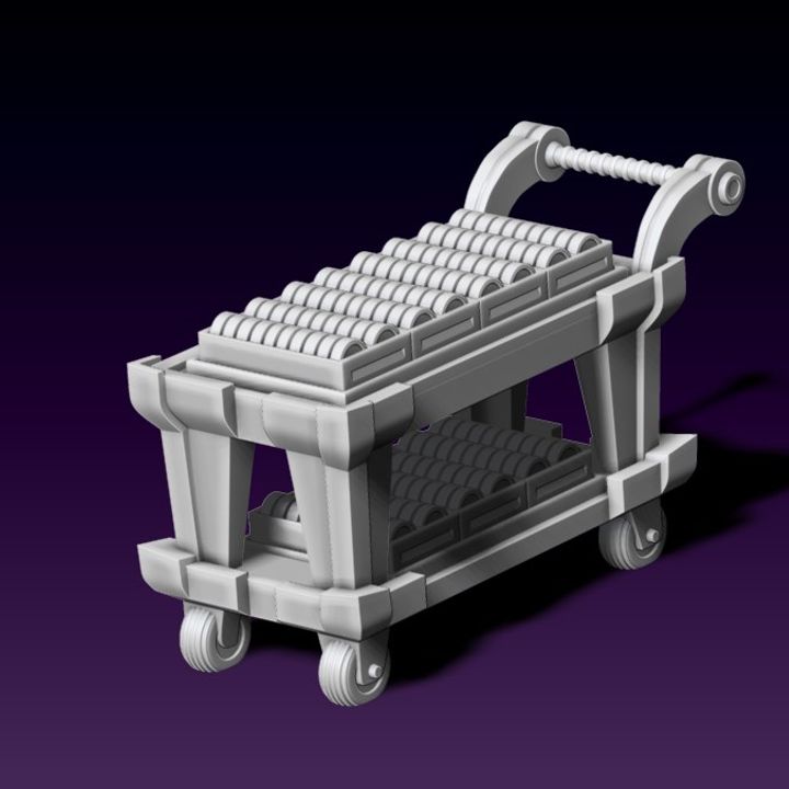 3D Printable Coin Cart by Mr. Bugg