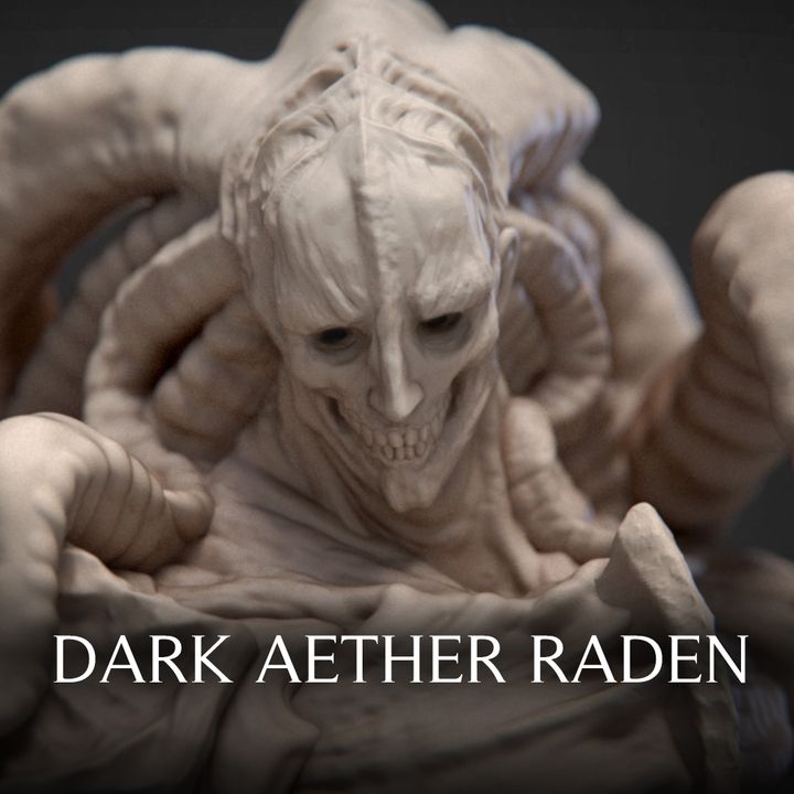 3D Printable Dark Aether Raden by Comet Lord Miniatures