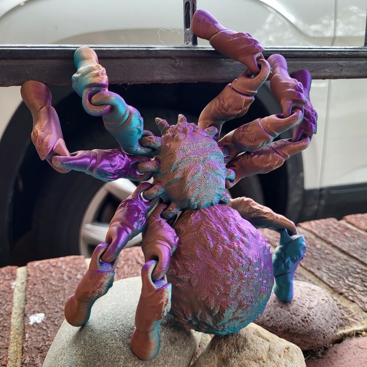 3D Printable Magnetic Spider 🧲 by MELS 3D LABS