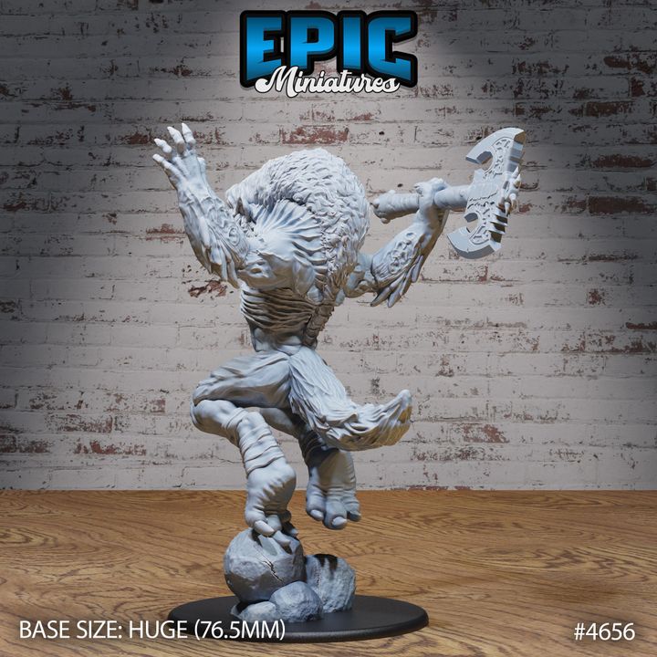 3D Printable Demon Lord Yeenoghu Set / Devil Skull Monster / Ancient ...