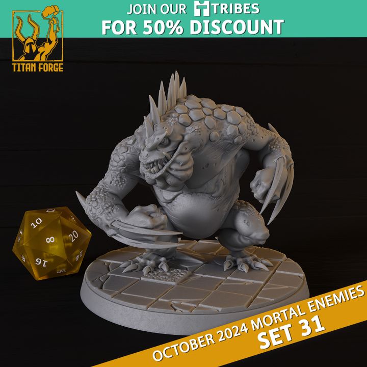 3D Printable RPG - Monsters DnD 5e - Mortal Enemies Set 31 by Titan ...