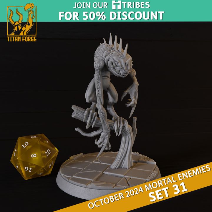 3D Printable RPG - Monsters DnD 5e - Mortal Enemies Set 31 by Titan ...