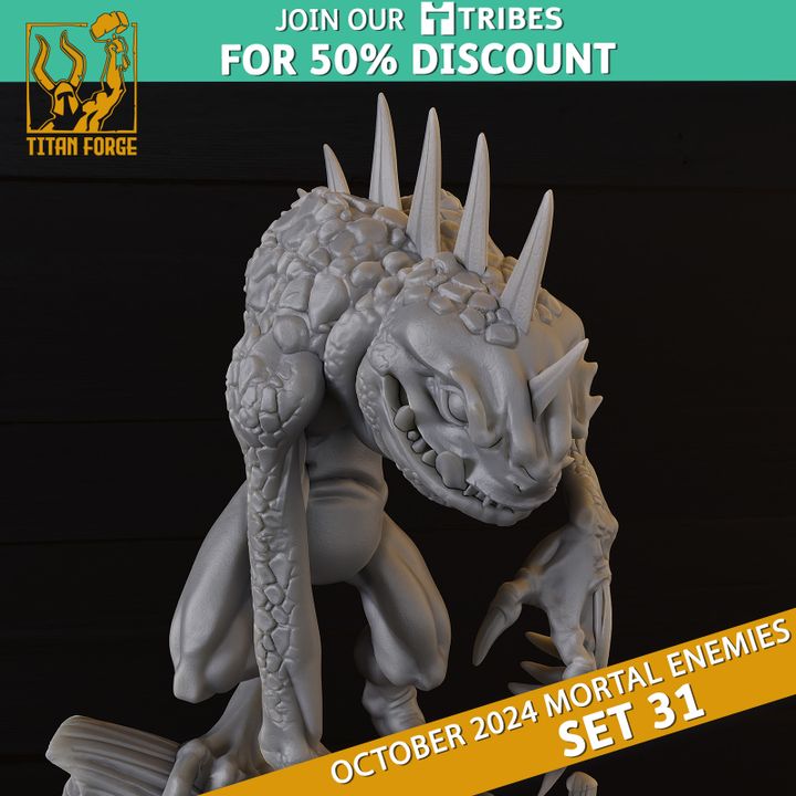 3D Printable RPG - Monsters DnD 5e - Mortal Enemies Set 31 by Titan ...