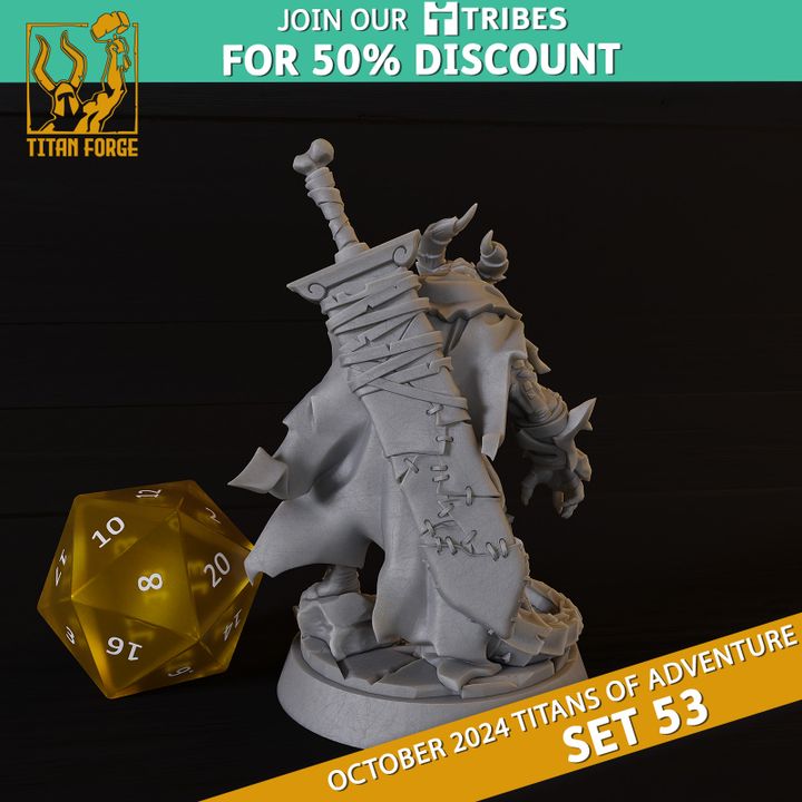 3D Printable RPG - DnD Hero Characters - Titans of Adventure Set 53 by ...