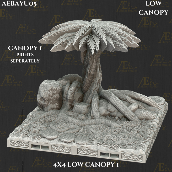 3D Printable AEBAYU05 – Low Canopy by Aether Studios