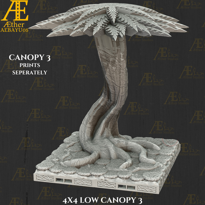 3D Printable AEBAYU05 – Low Canopy by Aether Studios