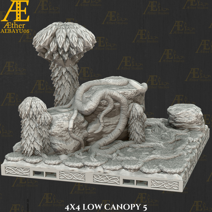 3D Printable AEBAYU05 – Low Canopy by Aether Studios