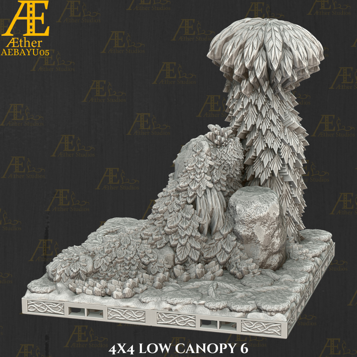 3D Printable AEBAYU05 – Low Canopy by Aether Studios
